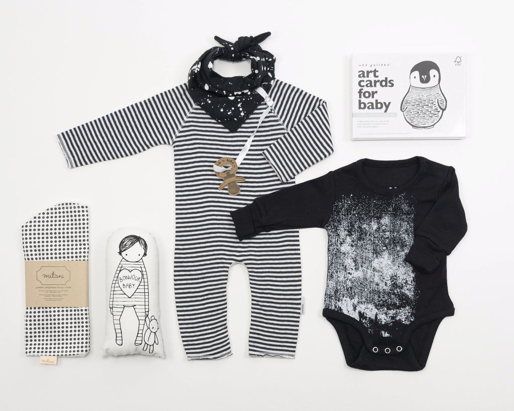 Unique Monochrome baby Gift Basket - Bonjour Baby – Bonjour Baby ...