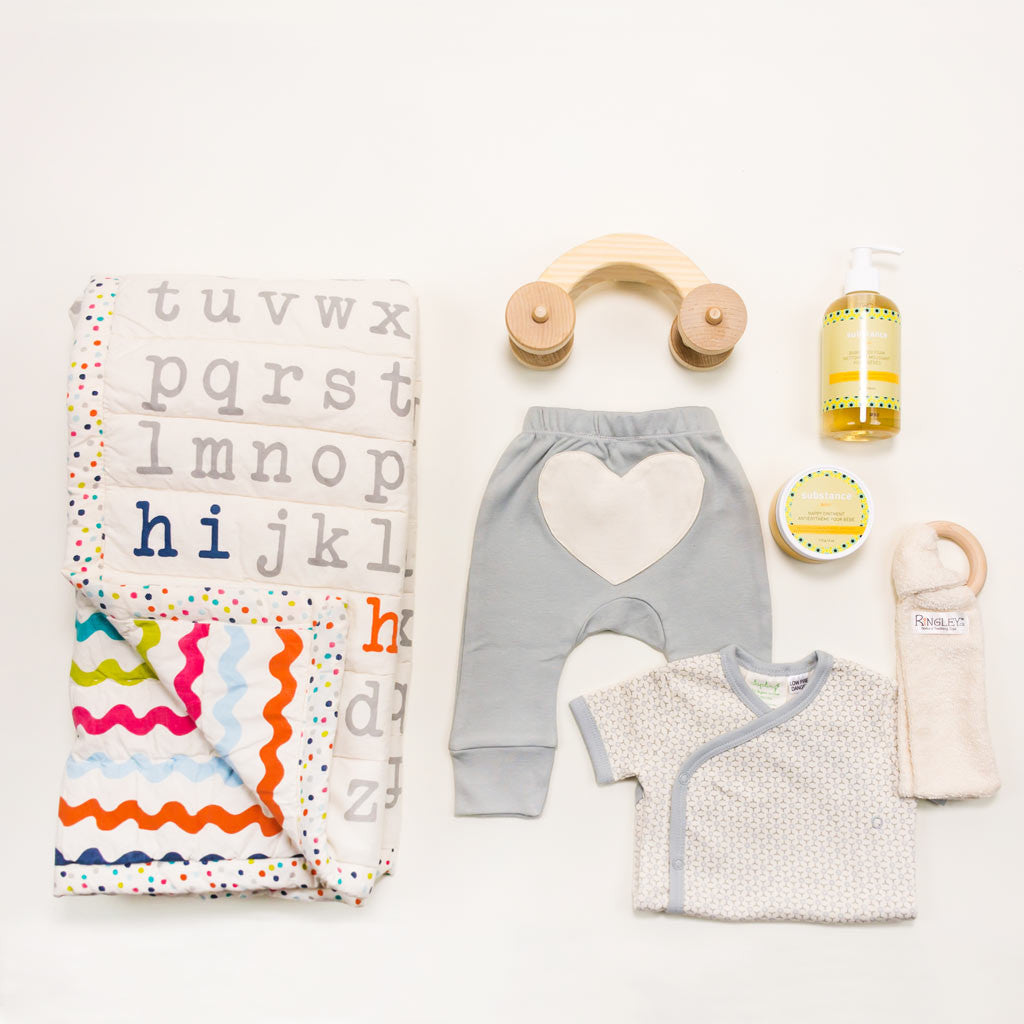 Say Hi! - Perfect Baby Gift Basket for Tummy Time by Bonjour Baby ...