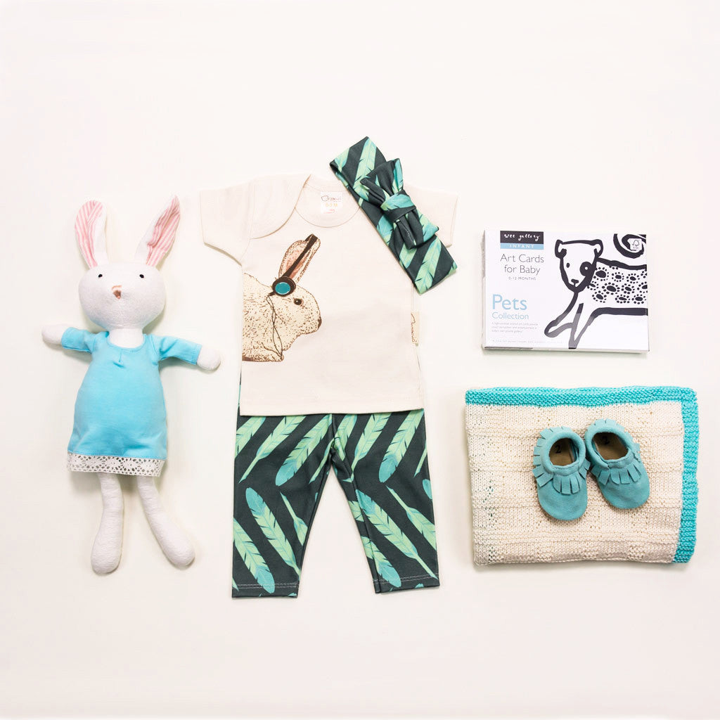 Bunny Days - Cool Baby Girl Gift Basket by Bonjour Baby Baskets ...