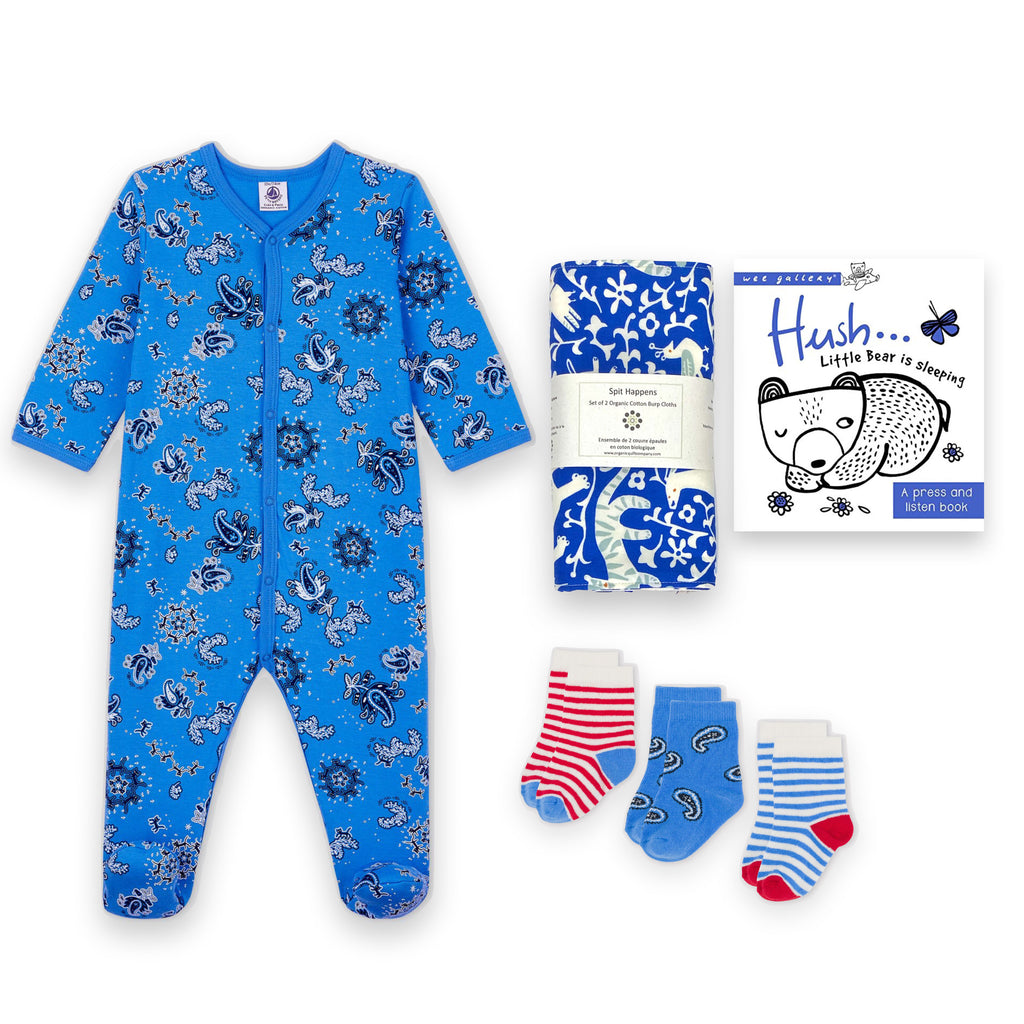 Petit Bebe Gift Box featuring Petit Bateau – Bonjour Baby Baskets ...