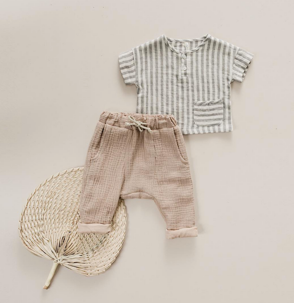 Henley Tee and Hawthorne Baby Trouser by Rylee and Cru – Bonjour Baby ...